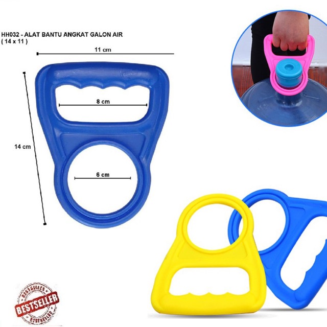 Jual Pengangkat Air Galon Alat angkat Gallon handle Holder Galon Air ...
