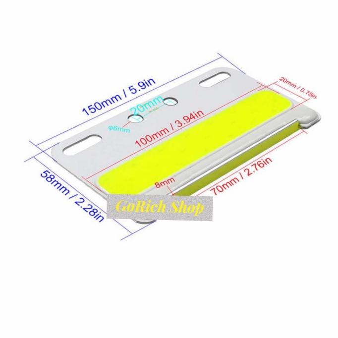 Jual Lampu Led COB Variasi Truck dan Bus 1 Modul 2 Warna 24Volt ...