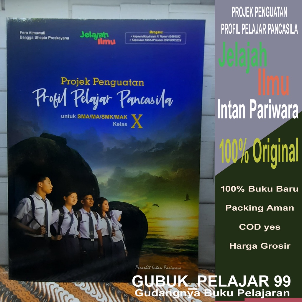 Jual Projek Penguatan Profil Pelajar Pancasila (P5) Kelas 10 SMA/MA/SMK/MAK Kurikulum Merdeka ...