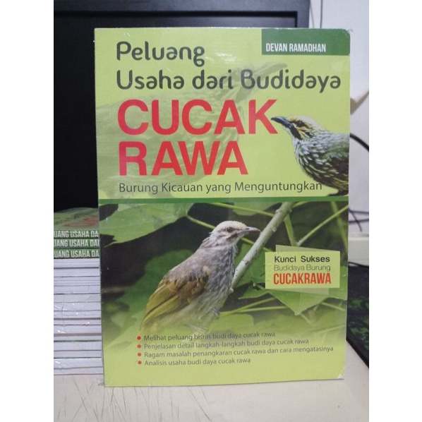 Jual Buku Peluang Usaha Dari Budidaya Cucak Rawa : Burung Kicaun Yang ...
