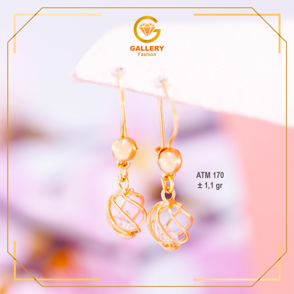 Jual ANTING EMAS 16K 6K ANTING LAMPION ATAU LILITAN AKAR MELINGKAR ATM ...