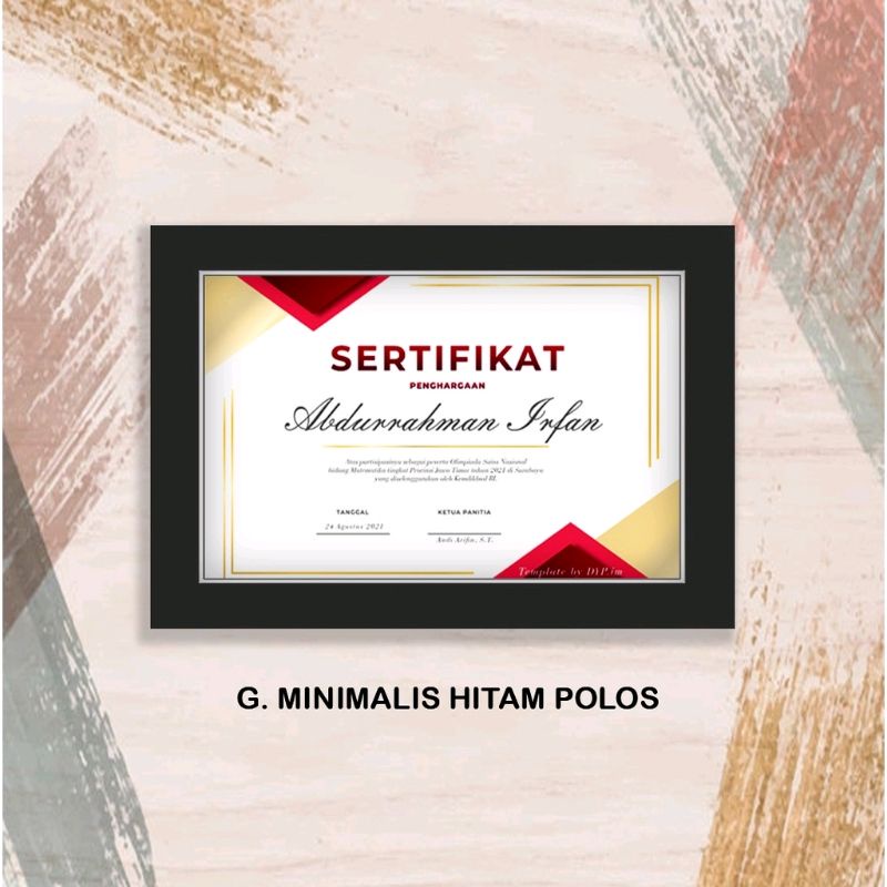 Jual Bingkai Foto Ukuran 21x33cm (Ukuran F4) Cocok Untuk Piagam ...