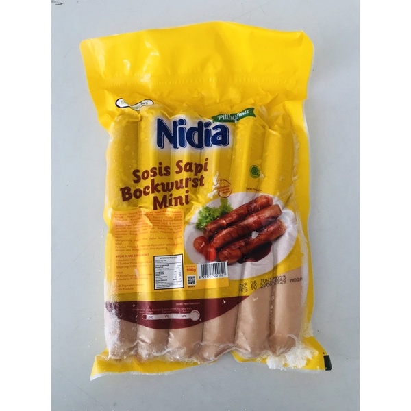Jual NIDIA SOSIS SAPI 500 GR / NIDIA SOSIS MINI / NIDIA SOSIS LONG ...