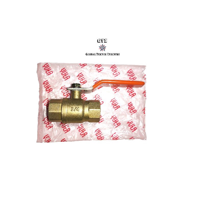 Jual Ball Valve YUTA 3/4 inch Kuningan Original YUTA 3/4" Stop Kran ...