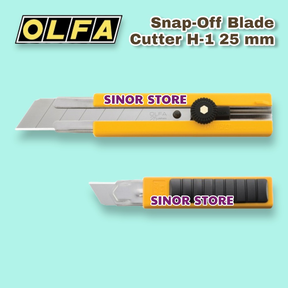 Jual Olfa Cutter H-1 25 mm Snap-Off Blade | Shopee Indonesia