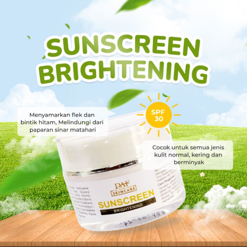 Jual SUNSCREEN BRIGHTENING- DAF SKINCARE - KRIM PAGI ( MENCERAHKAN ...