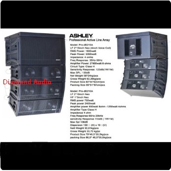 Jual Flying Sub Ashley Pro Db215 A Original Line Array 15 Inch ...