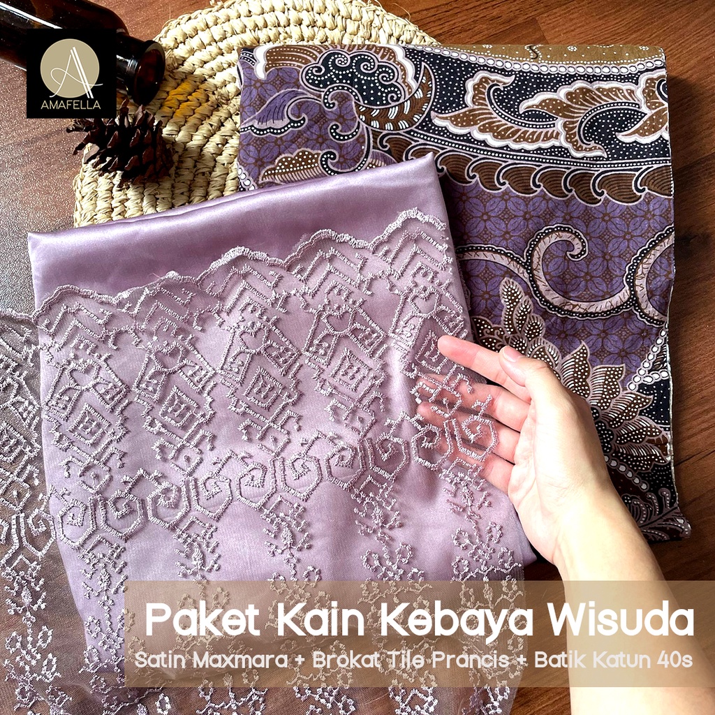 Jual Paket Kain Kebaya Wisuda Seragaman Premium Bridesmaid Lamaran ...