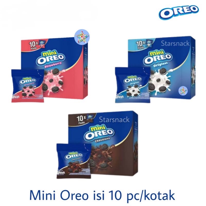 Jual Oreo Mini isi 10pcs x 20.4gr (box) | Shopee Indonesia
