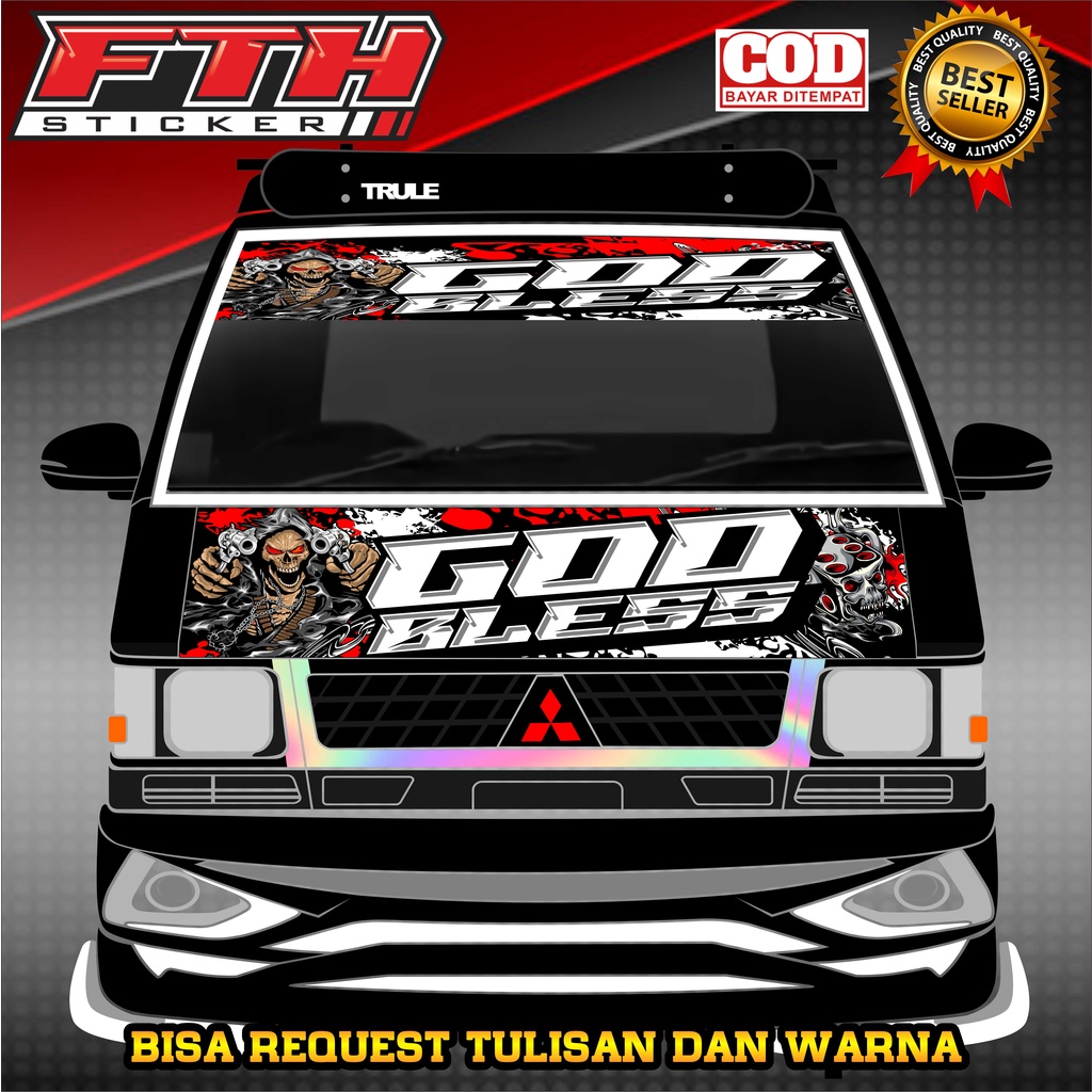 Jual Sticker l300 Atau Decal Print Custom Kabin Depan L300 Bisa Request ...