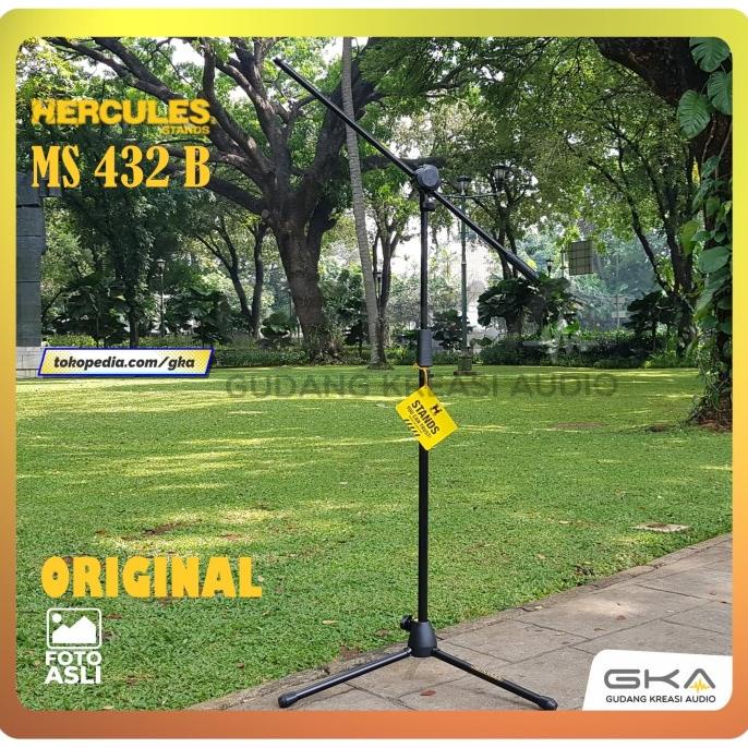 Jual Hercules MS432B / MS-432B / MS 432B Stage Microphone Boom Stand ...