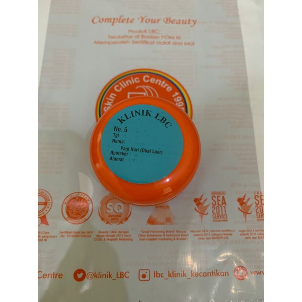 Jual cream Lbc pagi no 5 ( KEMASAN BARU TUBE ) | Shopee Indonesia