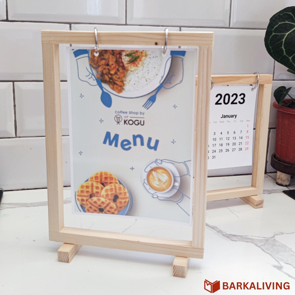 Jual Stand Tipe B Gantungan Menu Minimalis Promo Nomer Meja Kalender ...