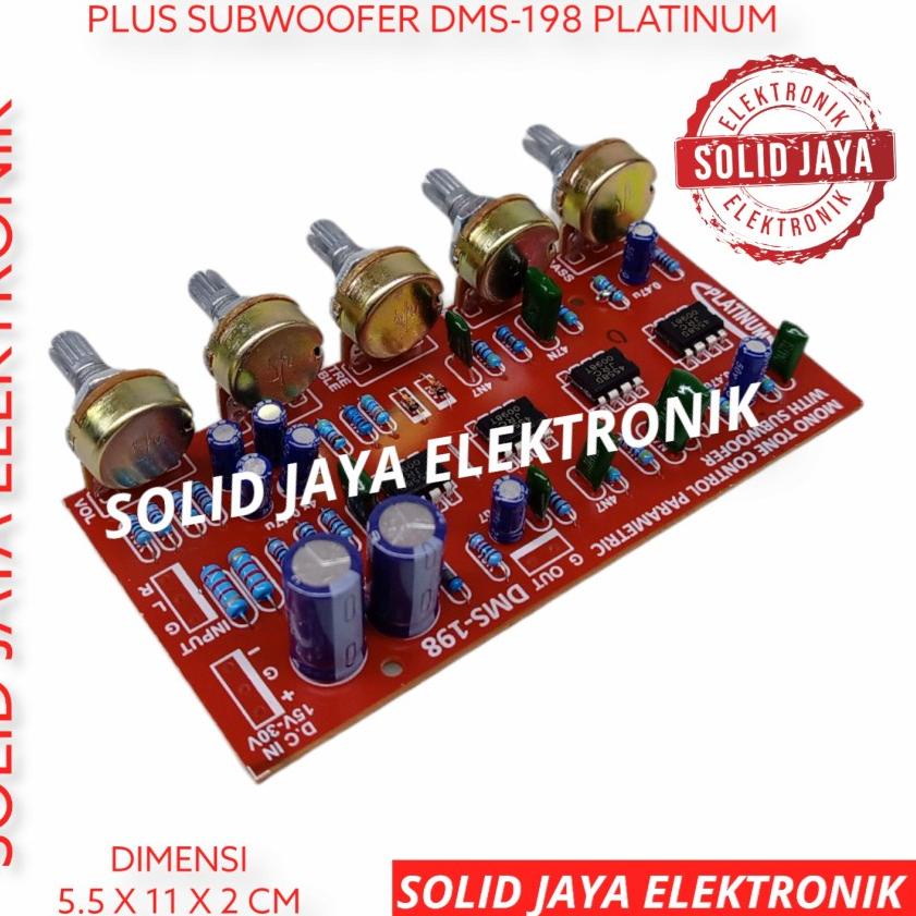 Jual KODE-ES12 TONE CONTROL MONO SUBWOOFER PARAMETRIC DMS-198 DMS198 ...