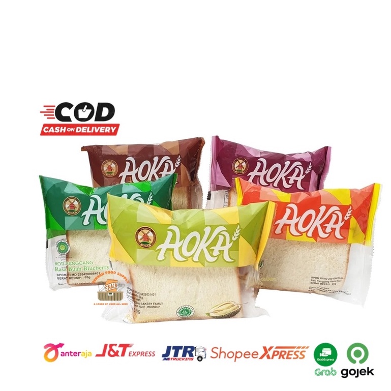 Jual Aoka Roti Panggang Roti Gulung All Varian Rasa Coklat Vanila