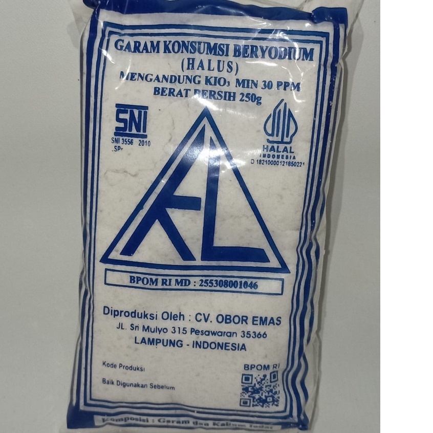 Jual GARAM HALUS KL 250GR | Shopee Indonesia
