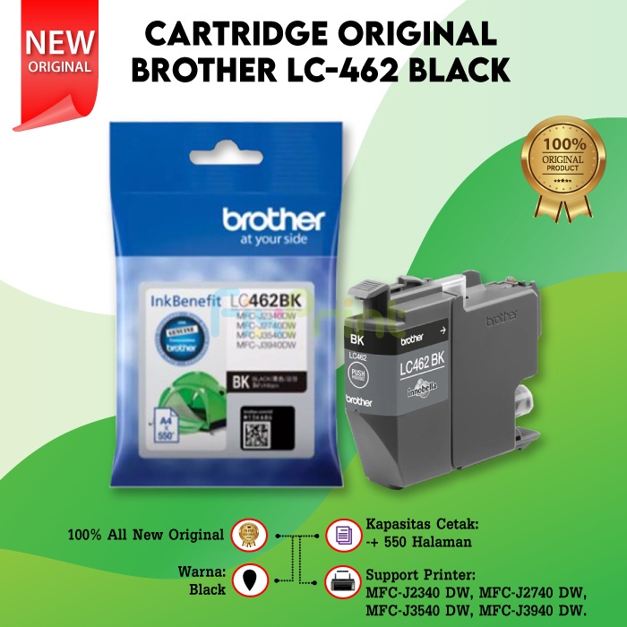 Jual Cartridge LC 462 Tinta Printer MFC J2340 MFC J2740 MFC J3540 MFC ...