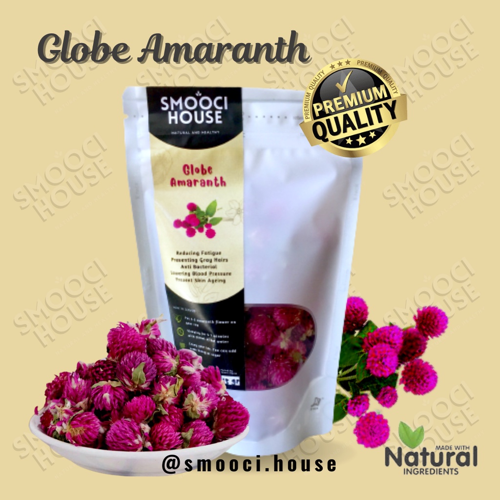 Jual Globe Amaranth Tea | Teh Bunga Globe Amaranth | Bunga Kenop Kering ...