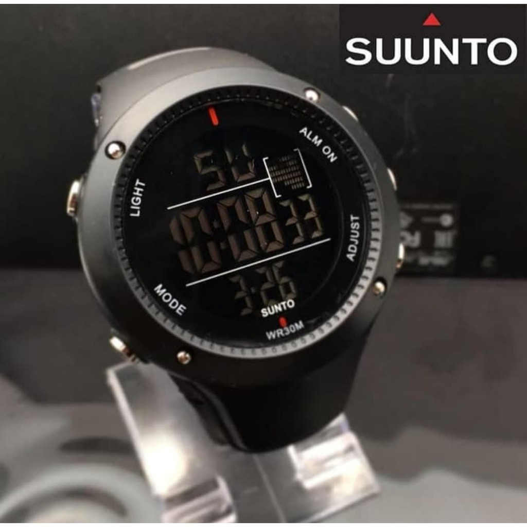 Jual RYU Jam Tangan Pria SUUNTO Digital Tali Rubber Full Black | Shopee ...
