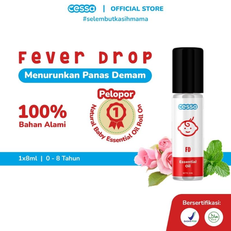 Jual Cessa Baby Fever Drop- Minyak Telon Penurun Panas dan Demam Bayi ...