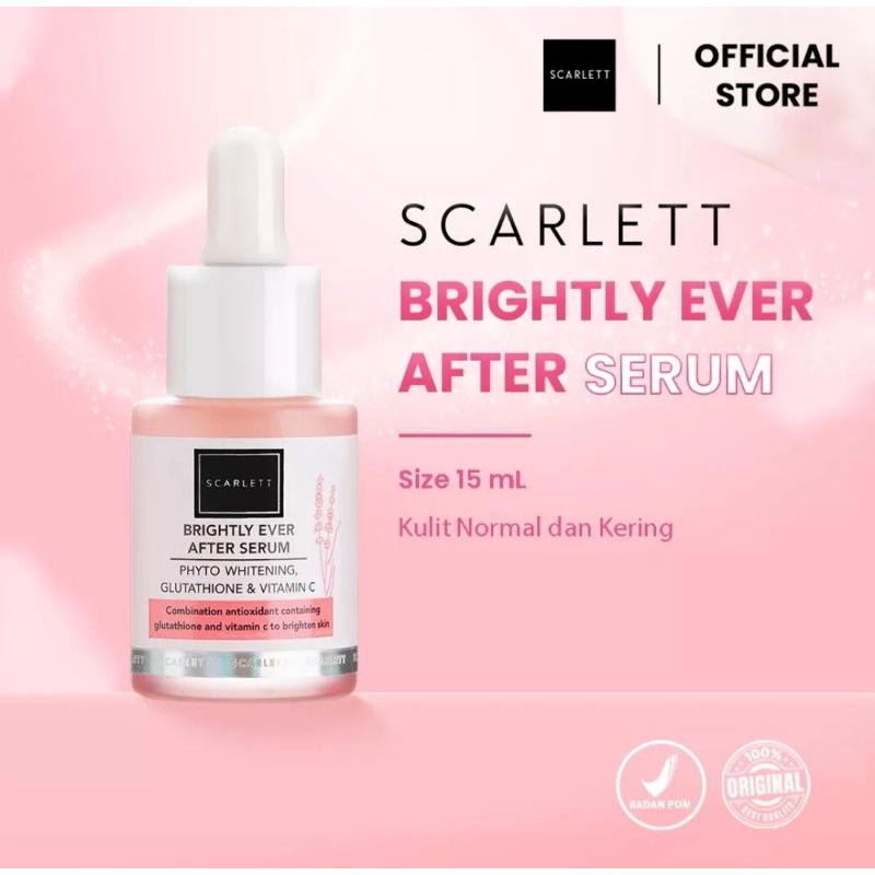 Jual SCARLETT Bright ever after serum 15ml | Shopee Indonesia