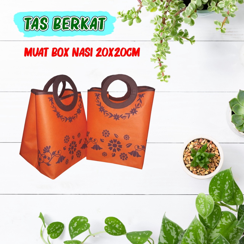 Jual TAS BERKAT KHAJATAN PEGANGAN BULAT/SOUVENIR TEMPAT BOX NASI ...