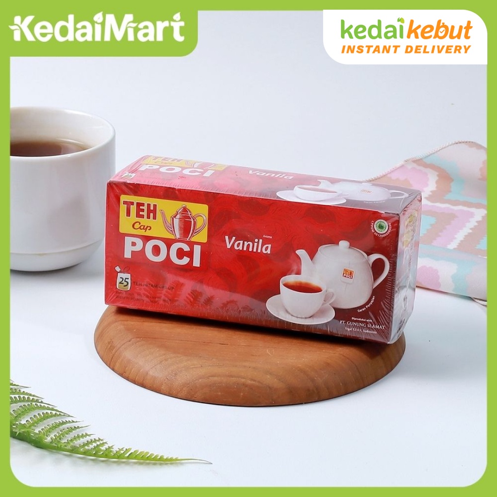 Jual Teh Celup Cap Poci Vanilla Isi 25 | Shopee Indonesia