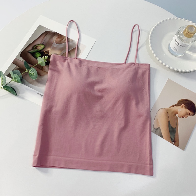 Jual Sayishop TankTop Polos / TankTop Wanita Tali Kecil / Tank Top Crop ...