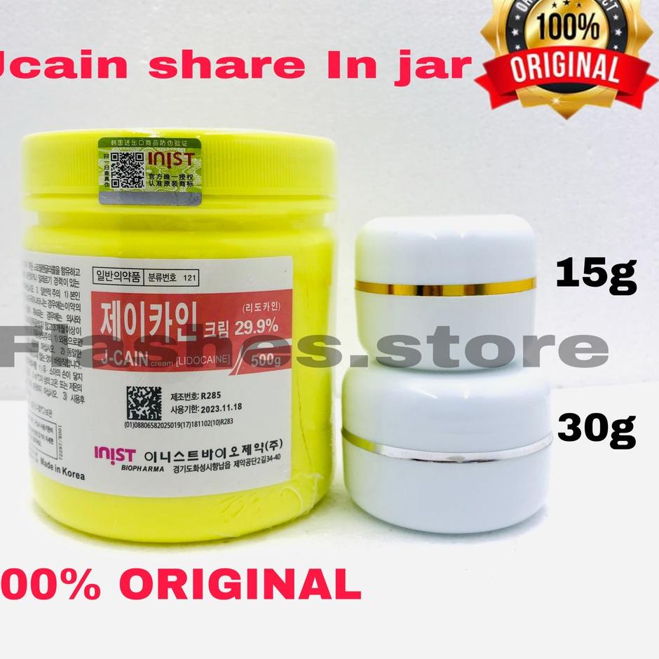 Jual [PRODUK SCL08] JCAIN Share in jar ANESTESI CREAM ECER 15g & 30g ...