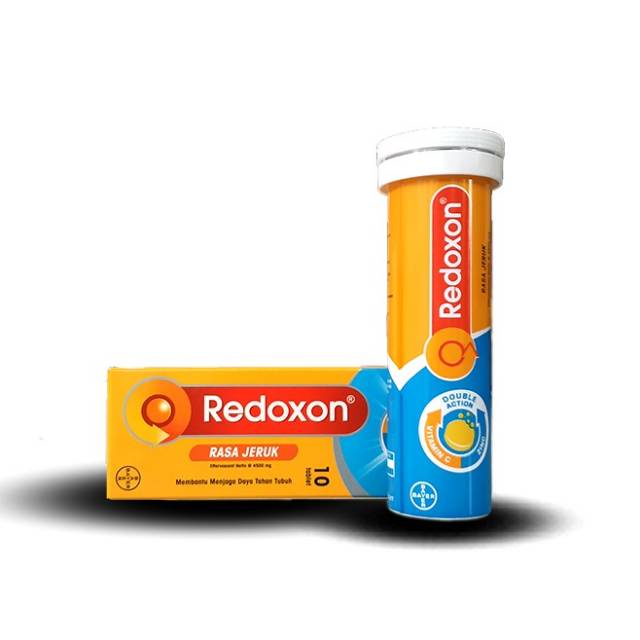 Jual REDOXSON TRIPLE ACTION ISI 10 TABLET || REDOXON VITAMIN D, VITAMIN ...