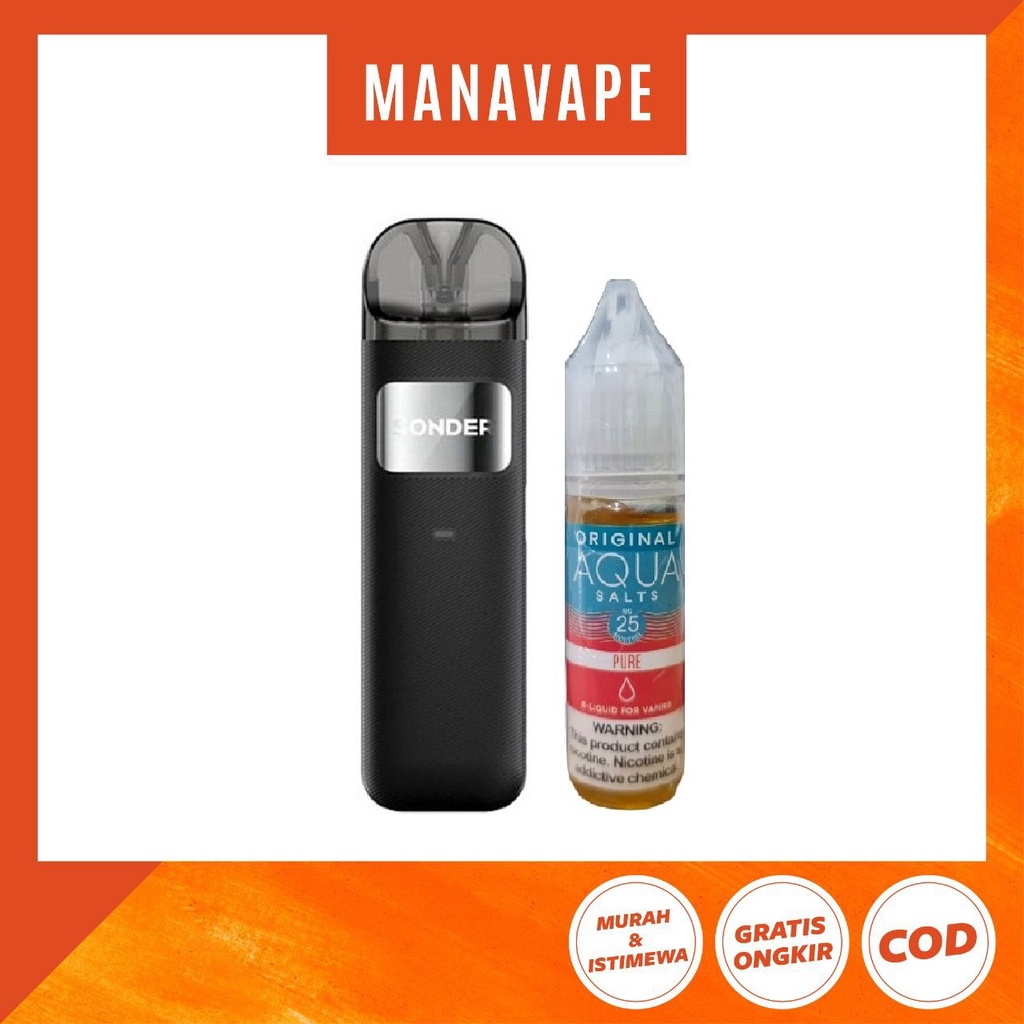 Jual SONDER U POD AUTHENTIC by GEEKVAPE + LIQUID SALT NIC 15ML | Shopee ...