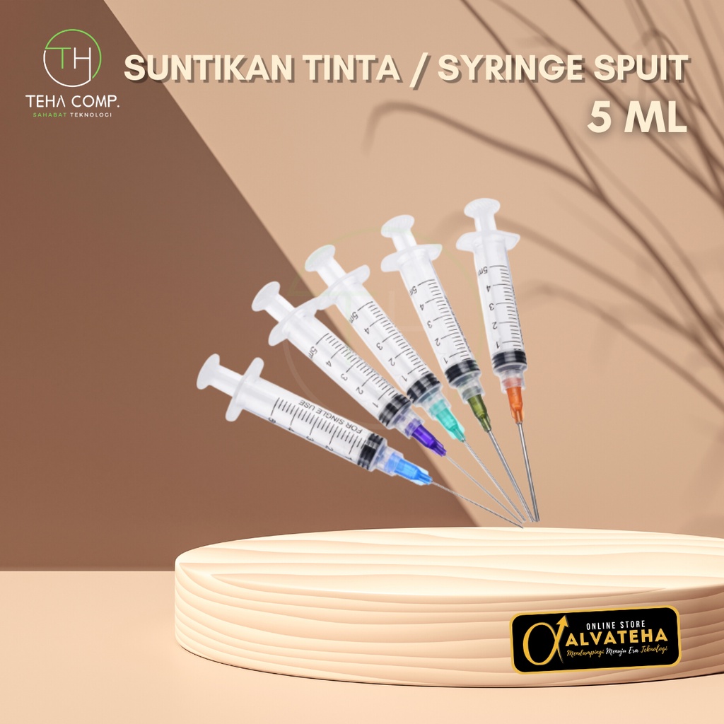 Jual Suntikan Tinta Printer Tabung Infus Catridge 5ml 10ml Refill ...