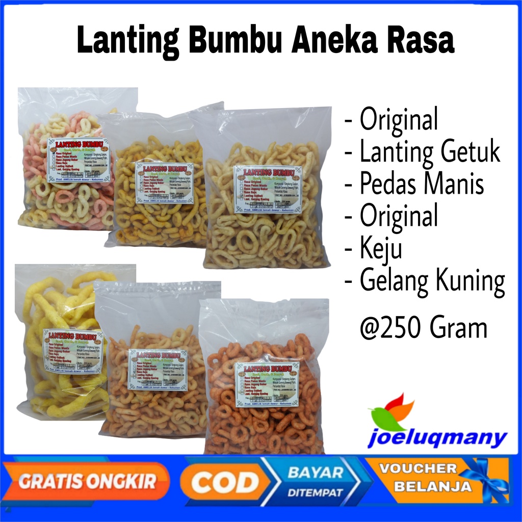 Jual Lanting Bumbu Aneka Rasa Khas Kebumen 250 Gram | Shopee Indonesia