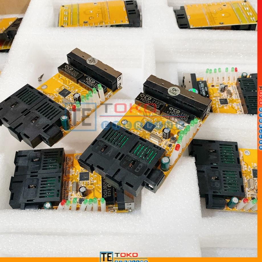 Jual Hot Sell.. 【Support POE】2F4E 2 Port FO - 4 Port LAN Tanpa BOX ...