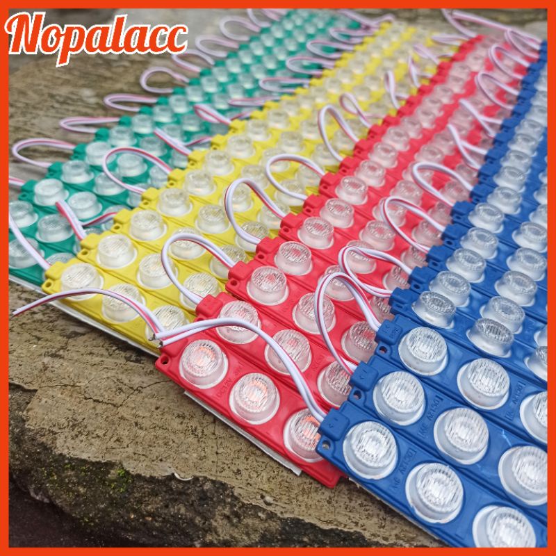 Jual Modul led strip 3 mata 12 dan 24v / led strip 3 mata dc 12v 24v ...