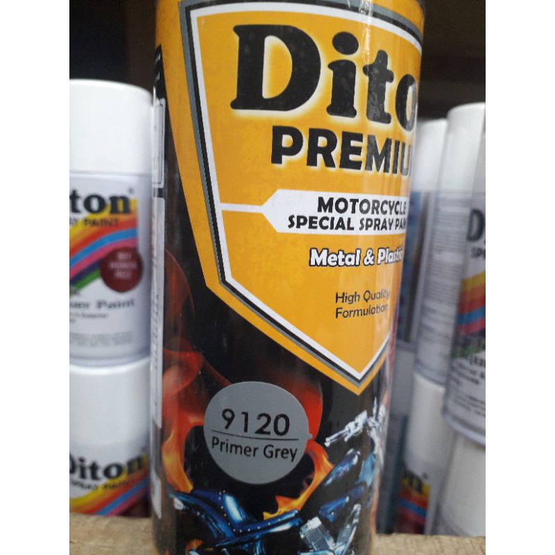 Jual cat semprot pilok pilox diton premium 400cc varian abu grey dark ...