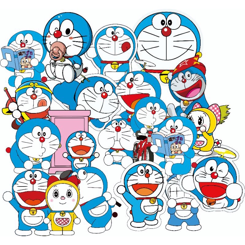 Jual STIKER DORAEMON / STIKER ANAK DORAEMON / STIKER VINYL A4 ...