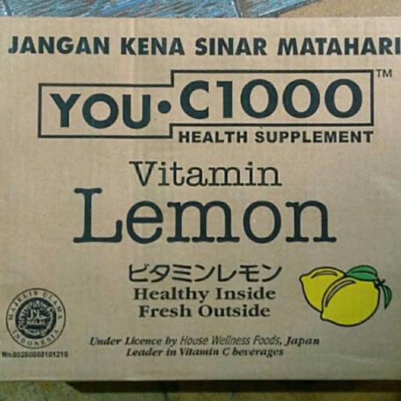 Jual You C 1000 / You C1000 Lemon UC 1000 1 Dus | Shopee Indonesia