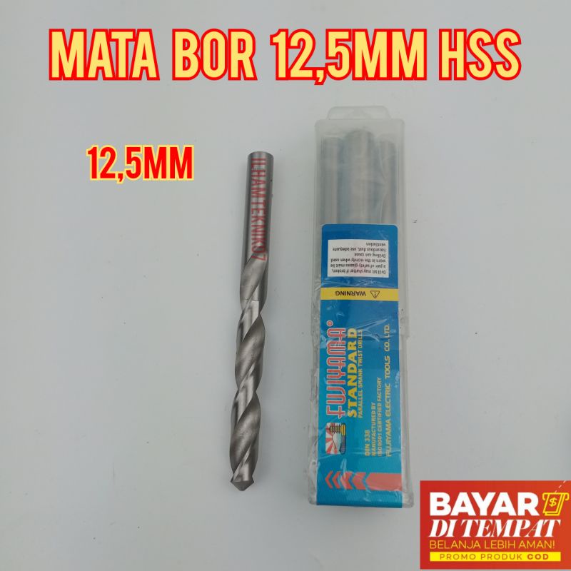 Jual bor besi mata bor HSS mata bor 12,5mm bukan mata bor nachi.yG | Shopee Indonesia