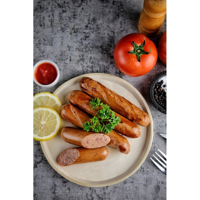 Jual Aussie BBQ Beef Sausage/Sosis | Shopee Indonesia