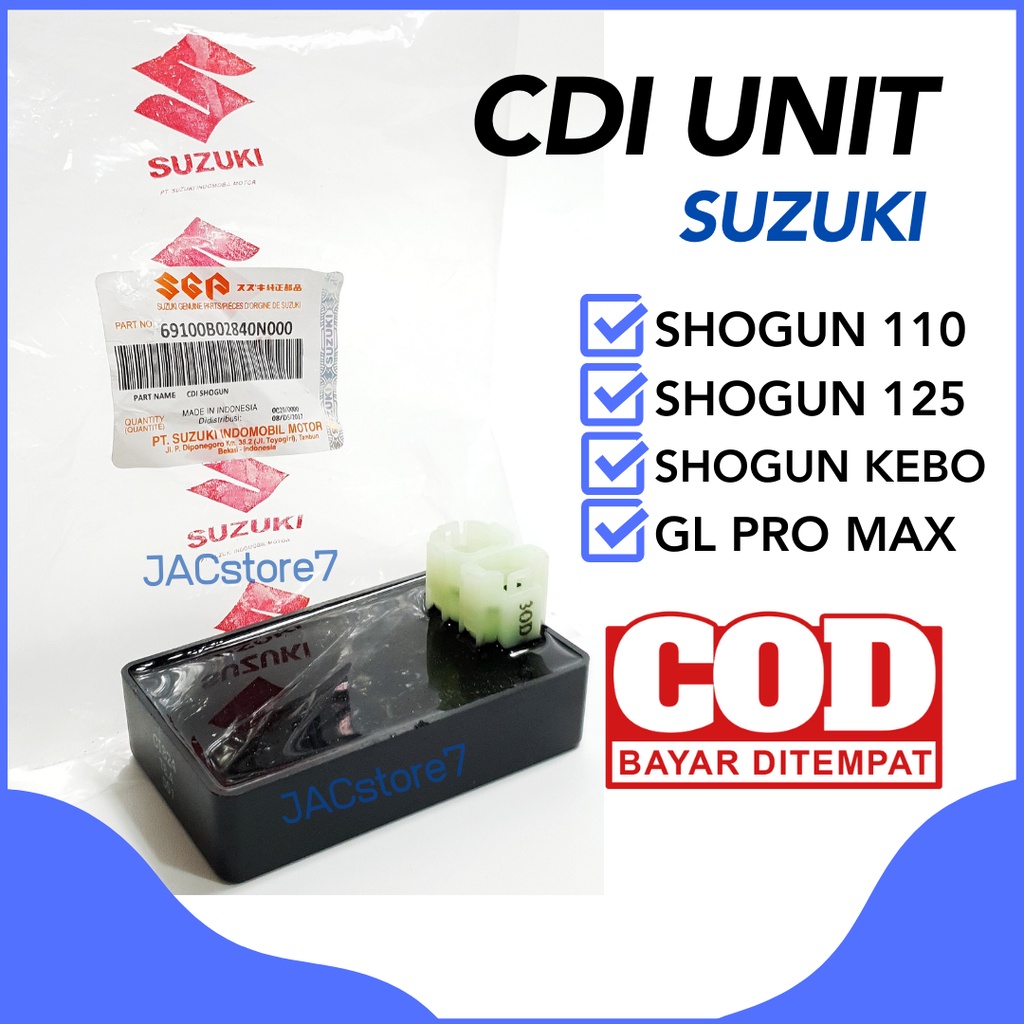 Jual CDI UNIT ASSY ECU SGP SHOGUN 110 / 125 / KEBO GL PRO MAX | Shopee ...