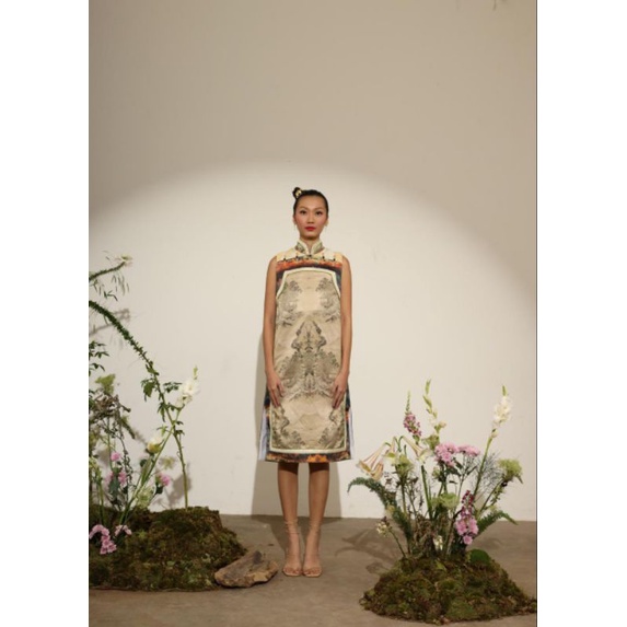 Jual RAN DRESS ECRU CHINOISERIE | Shopee Indonesia