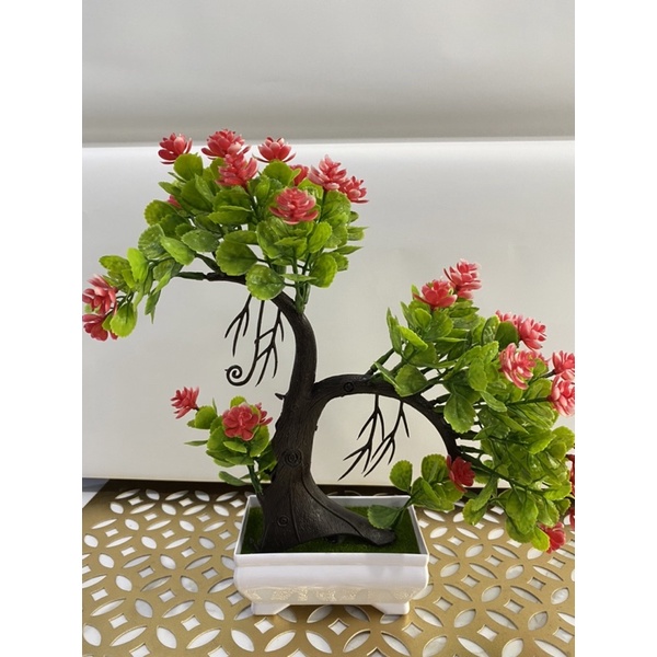 Jual POT + POHON BONSAI MINI PAJANGAN DEKORASI | Shopee Indonesia