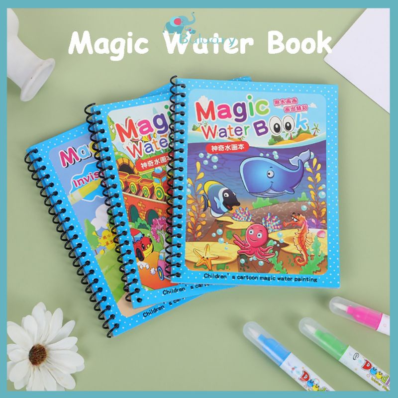 Jual Buku Gambar Buku Mewarnai Anak Magic Book Magic Water Book Buku ...
