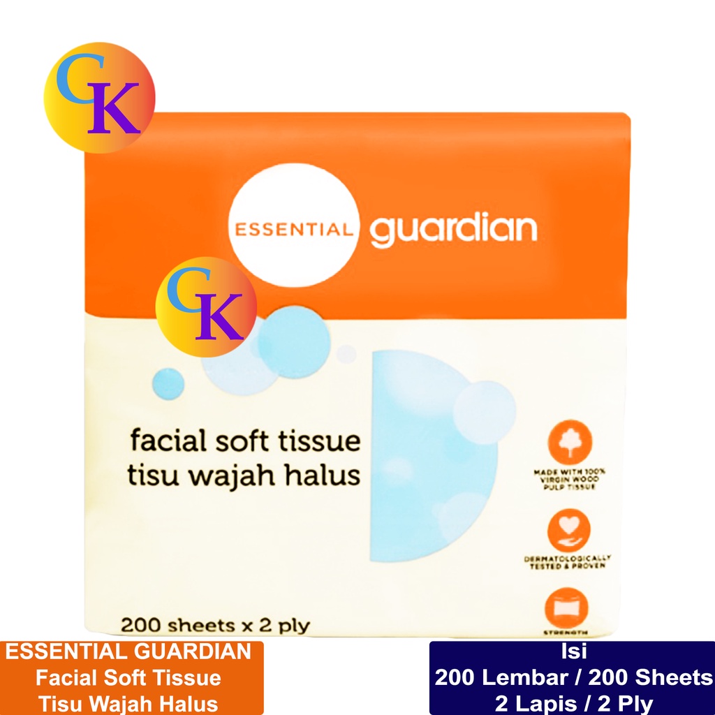 Jual Tisu Guardian Facial Tissue Tisu Wajah Halus 200 Sheets x 2 Ply | Shopee Indonesia