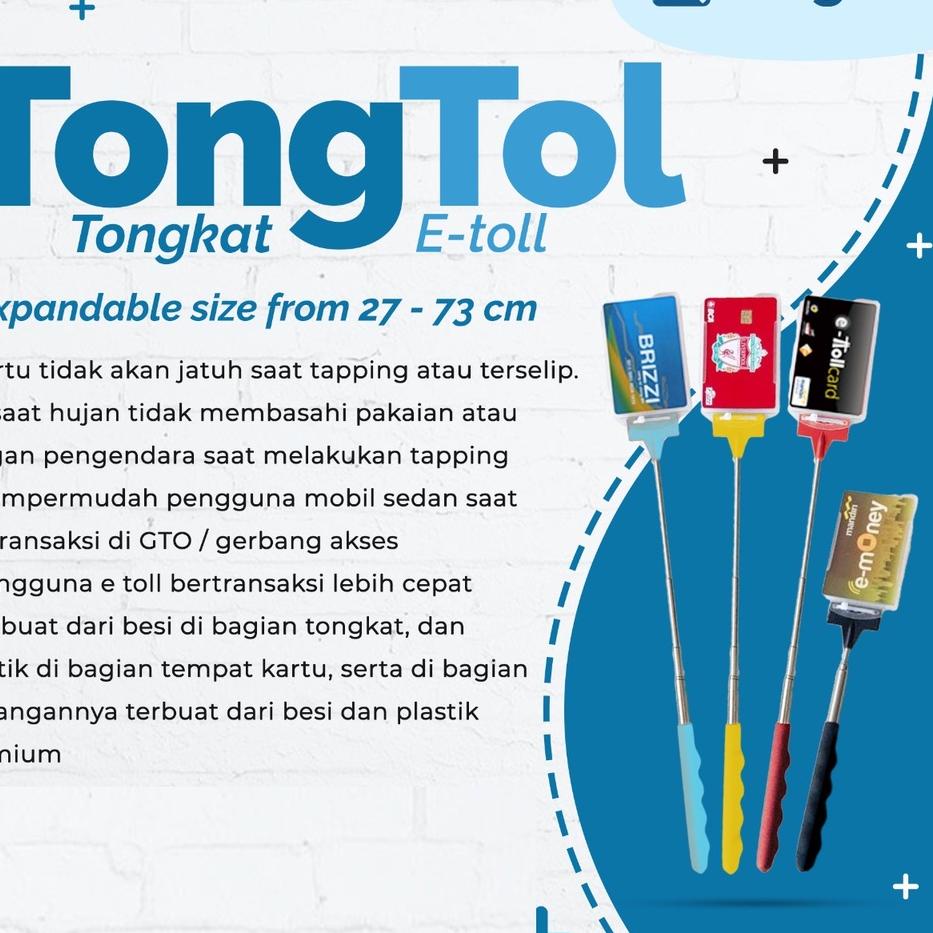Jual HOT SALE TONGTOL 3.0 BESI / Tongkat Kartu E Toll Besi Flexible ...