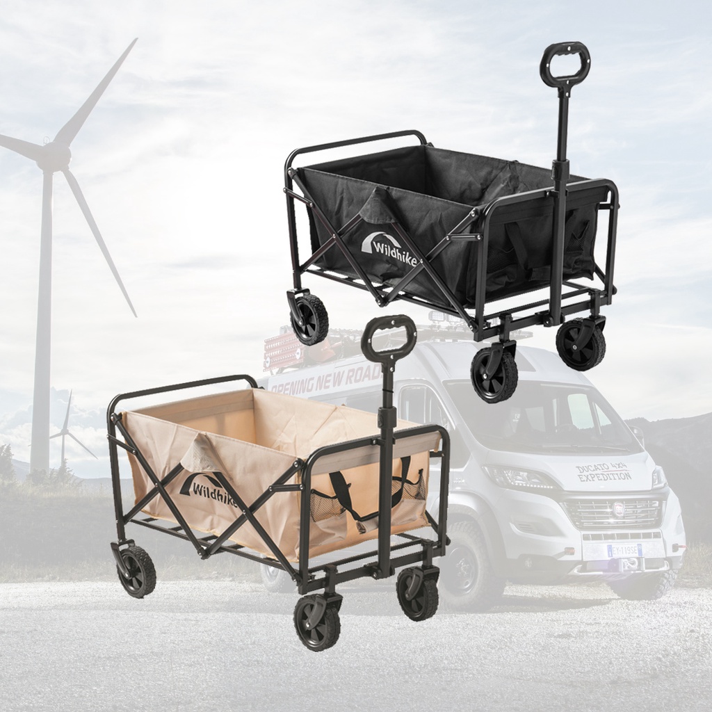 Jual Troli Lipat Portable WILDHIKE Camping Outdoor Trolley Kapasitas ...