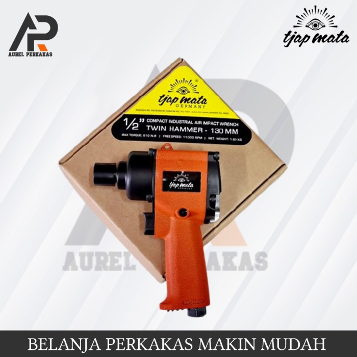 Jual Mato Air Impact Wrench 1/2" Twin Hammer Tjap Mata | Shopee Indonesia