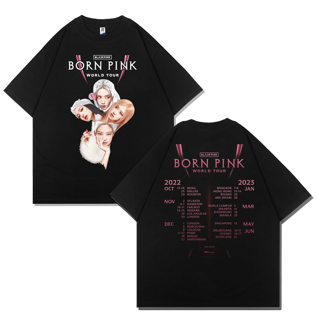 Jual T-Shirt Kaos BORN PINK BLACKPINK TOUR 2022-2023 | kaos band | Kaos ... Jual T-Shirt Kaos BORN PINK BLACKPINK TOUR 2022-2023 | kaos band | Kaos ...