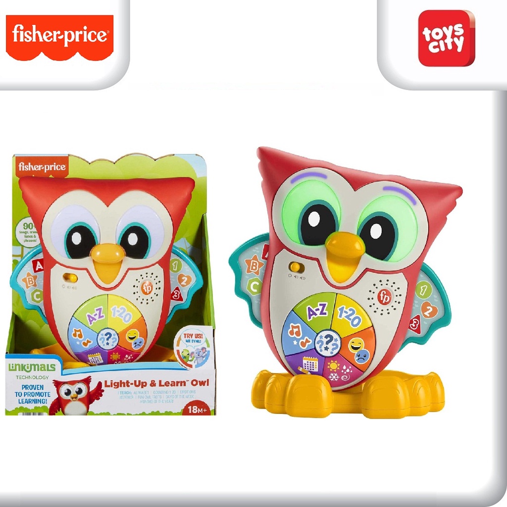 Jual Linkimals Light Up & Learn Owl with Lights Music & Motion for Toddlers | Shopee Indonesia